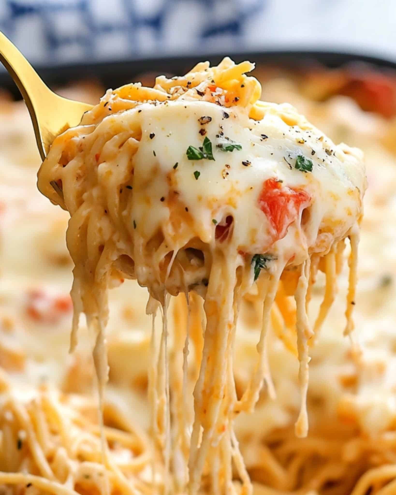 Southern Chicken Spaghetti with RoTel Recipe - Yumyy