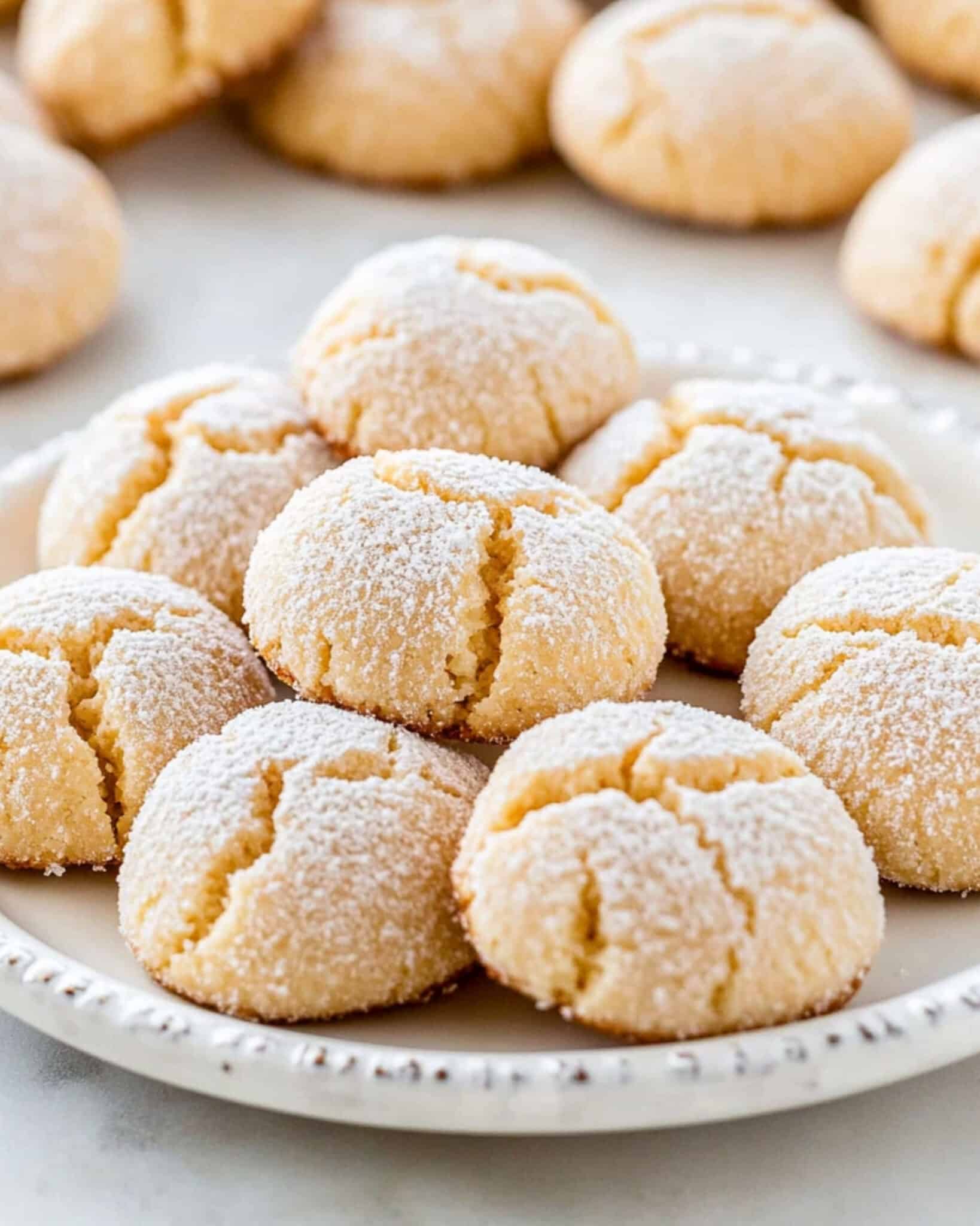 Amaretti Cookies Recipe - Yumyy