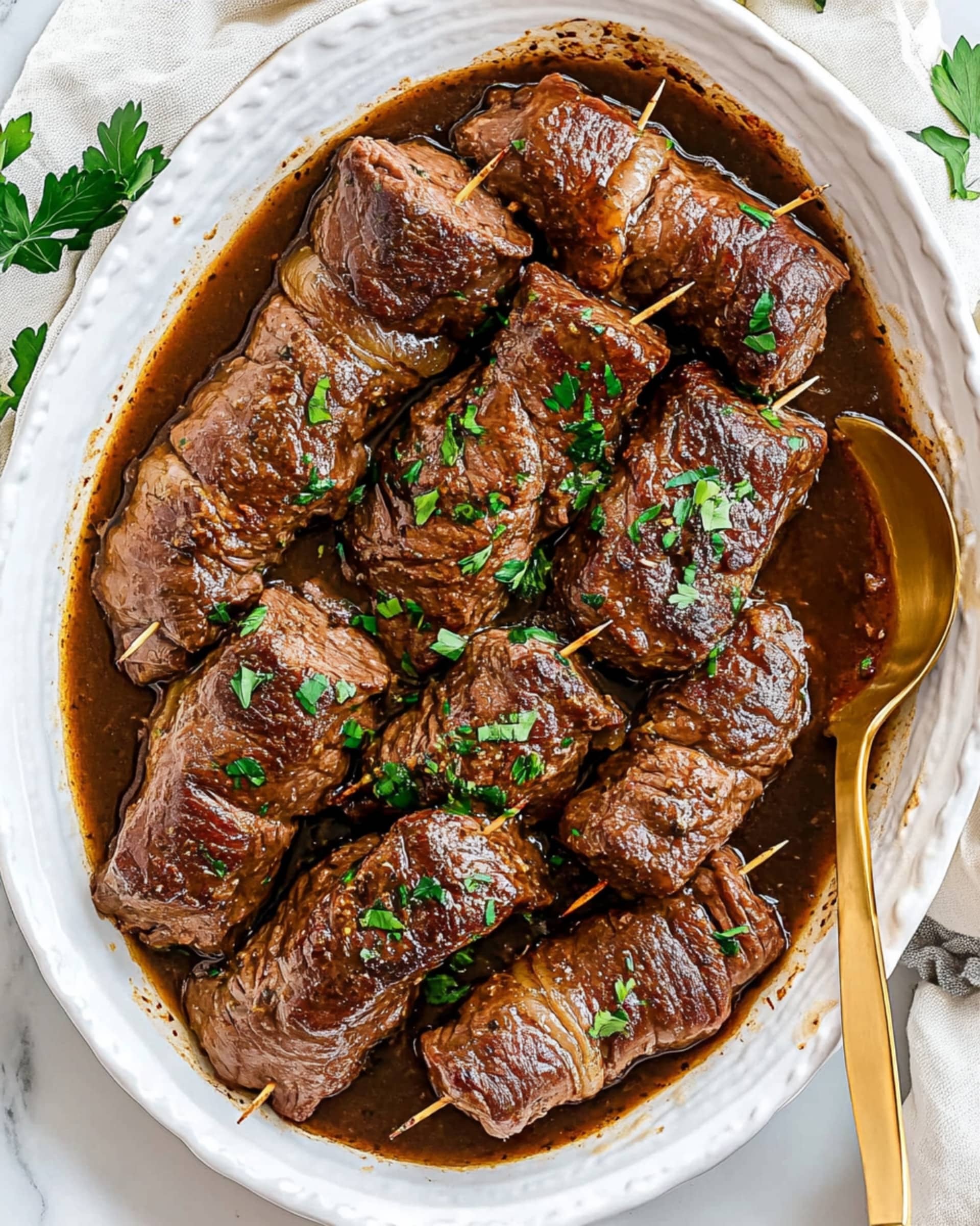 Beef Rouladen Recipe - Yumyy