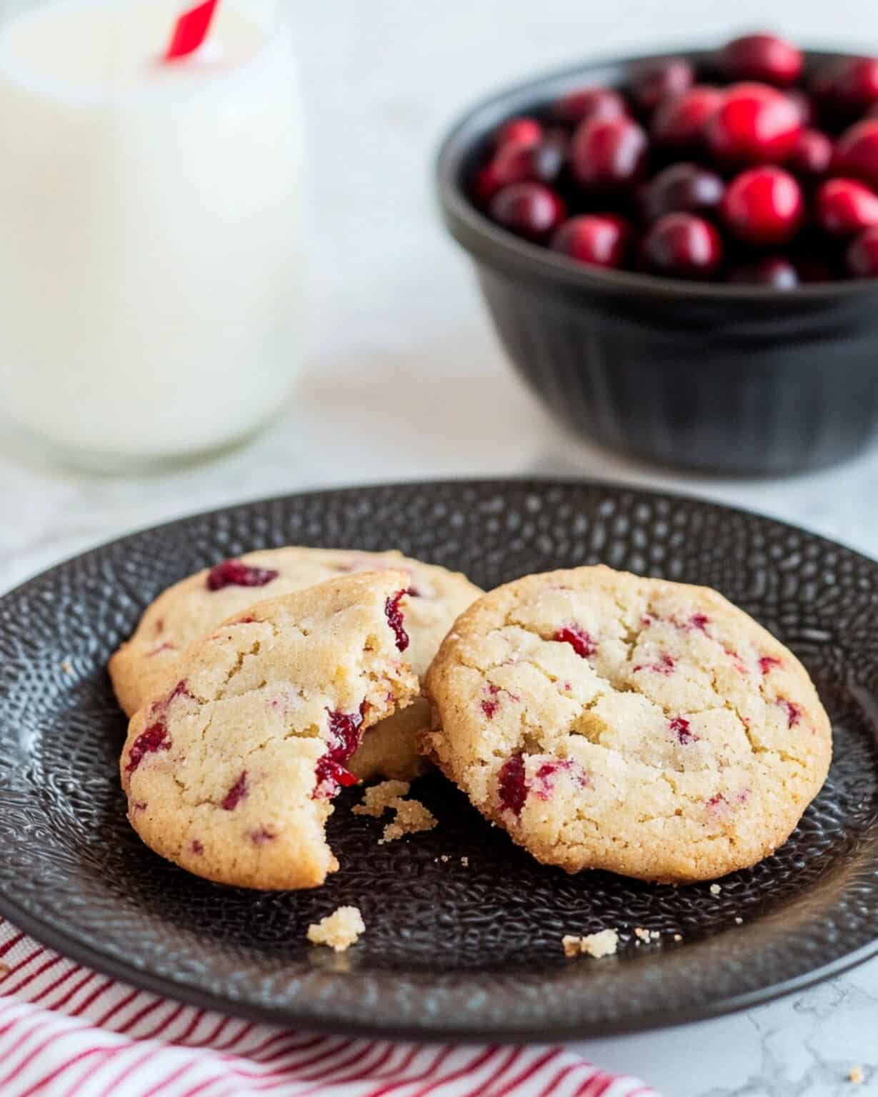 Cranberry Nut Cookies Recipe - Yumyy