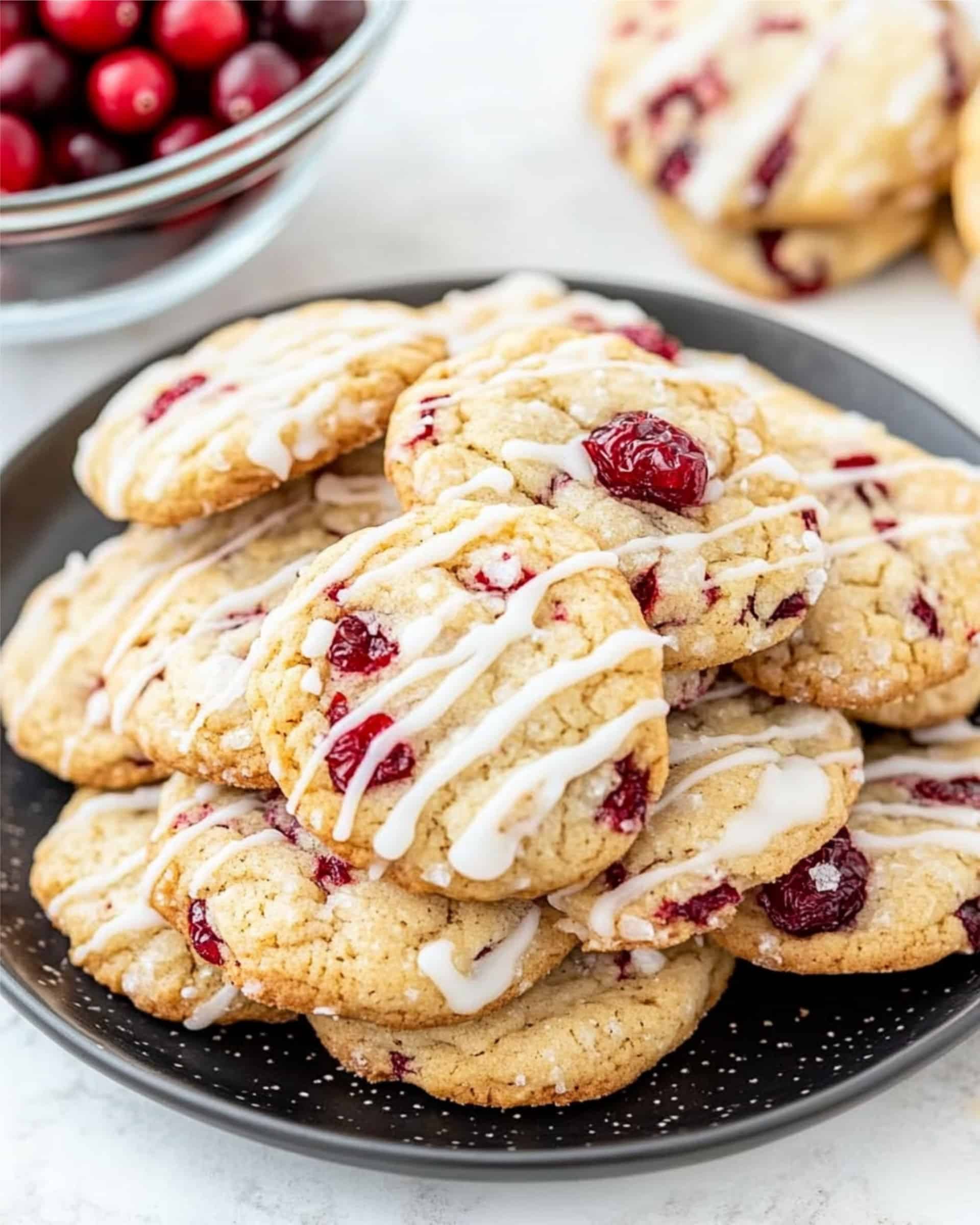 Cranberry Nut Cookies Recipe - Yumyy