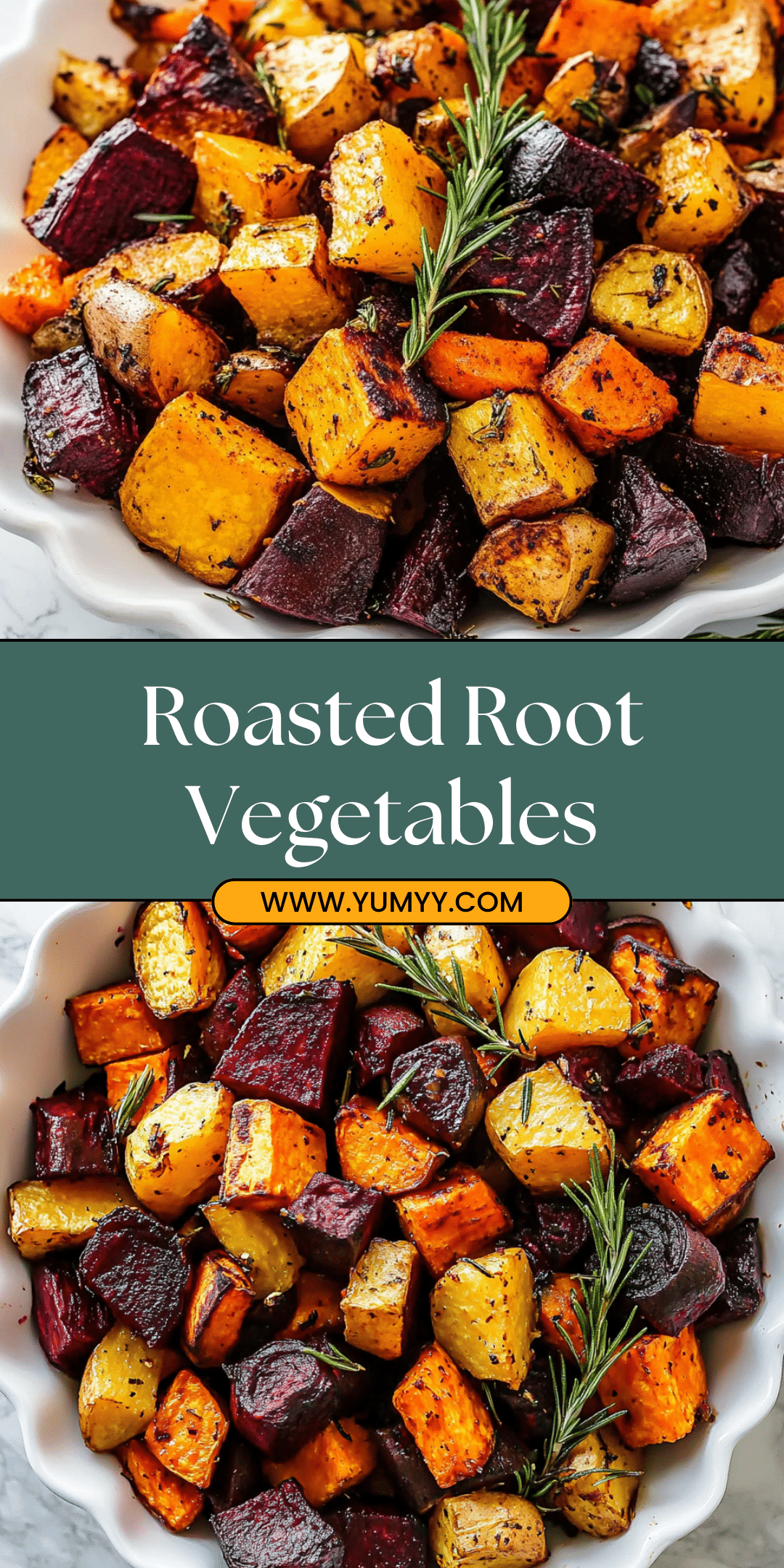 Roasted Root Vegetables Recipe - Yumyy