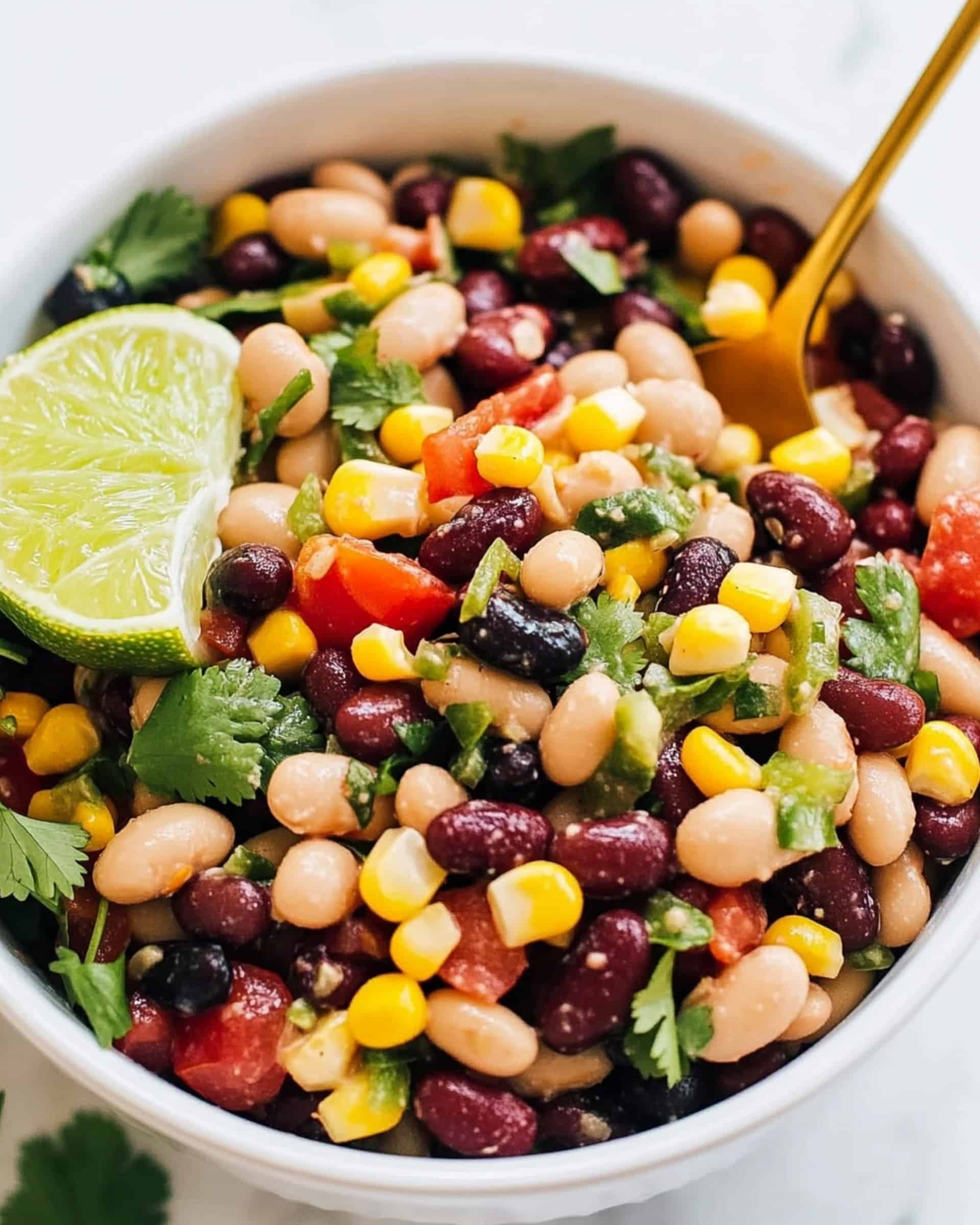 15-Minute Mexican Bean Salad Recipe - Yumyy