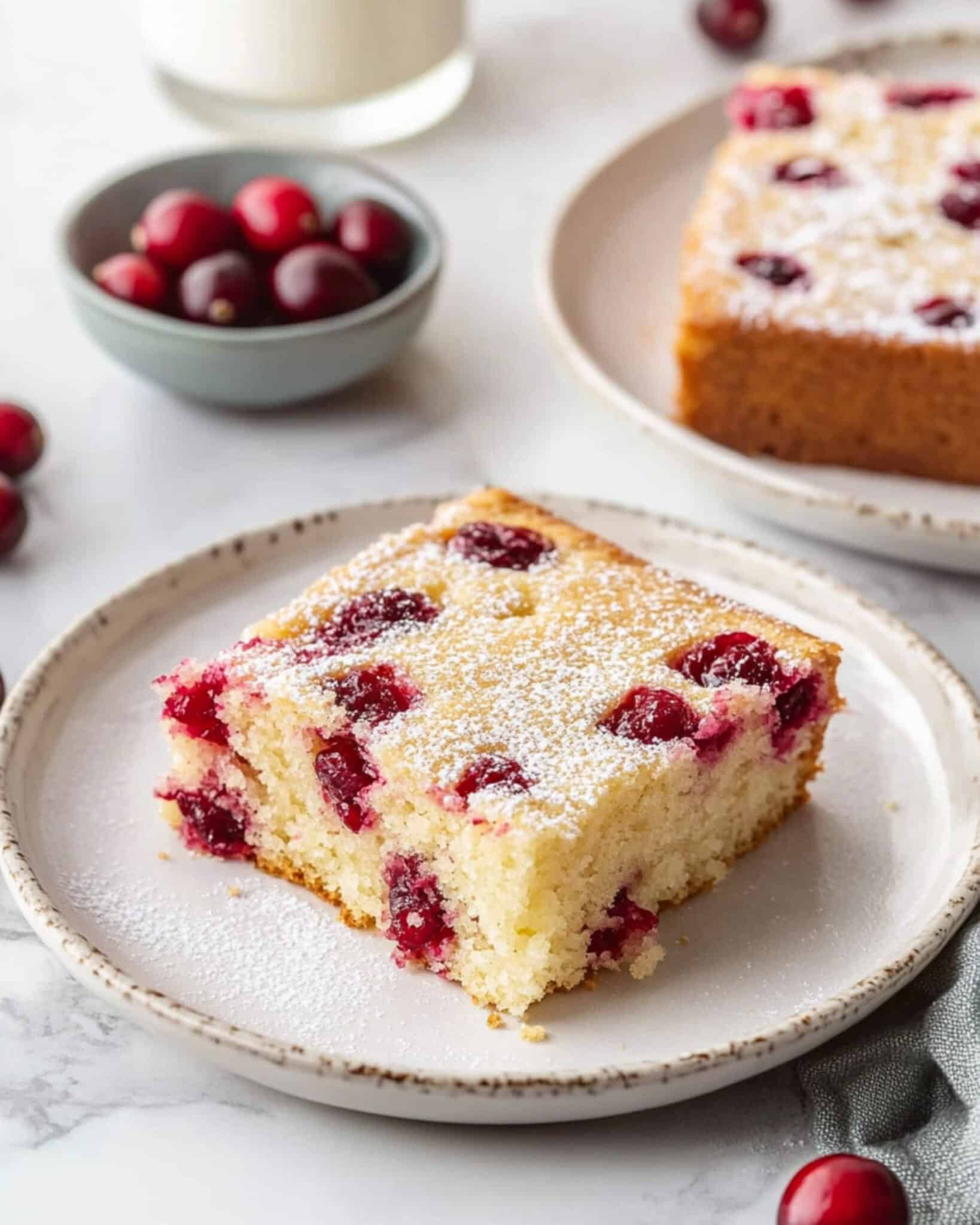 Cranberry Cake Recipe - Yumyy