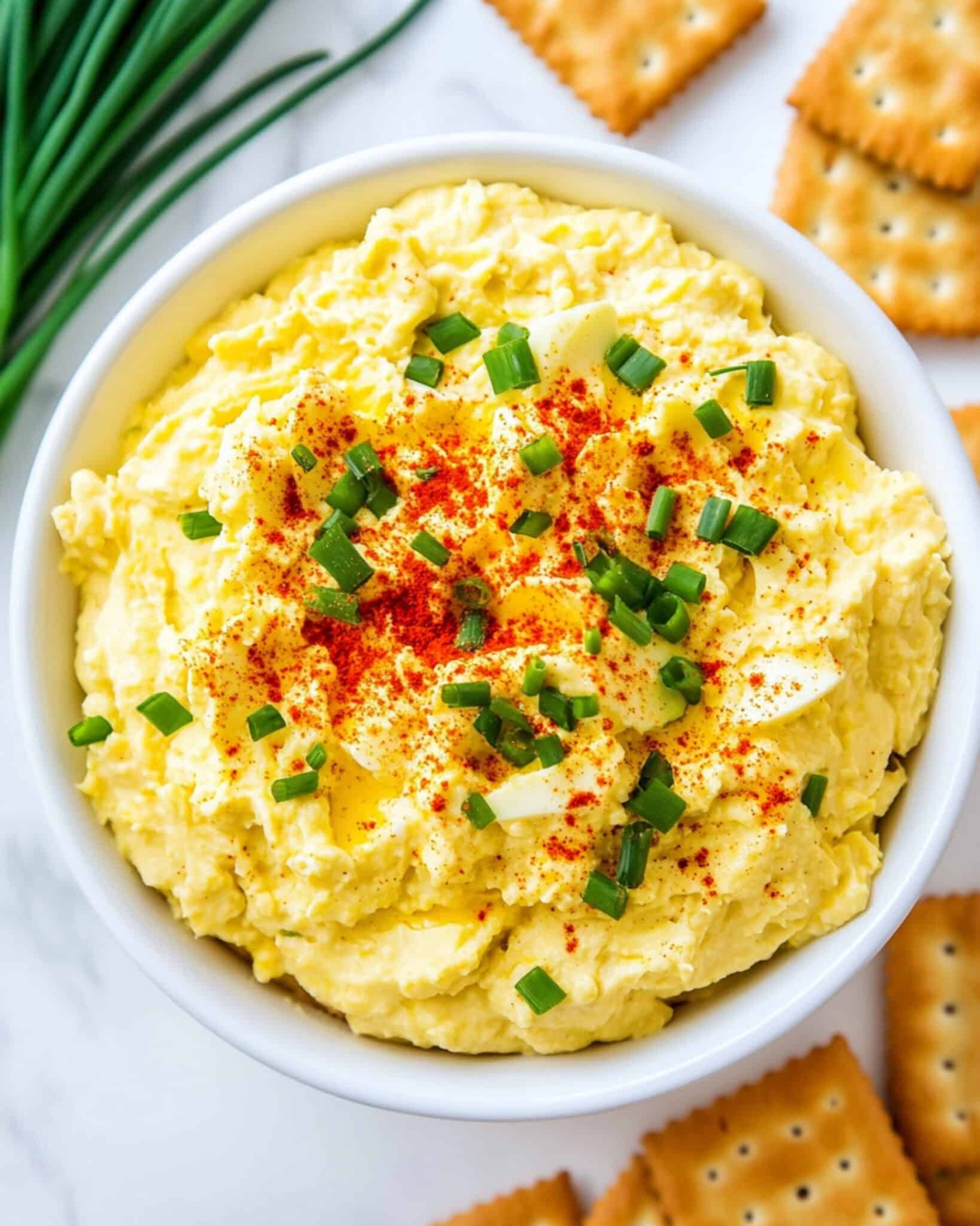Deviled Egg Dip Recipe - Yumyy