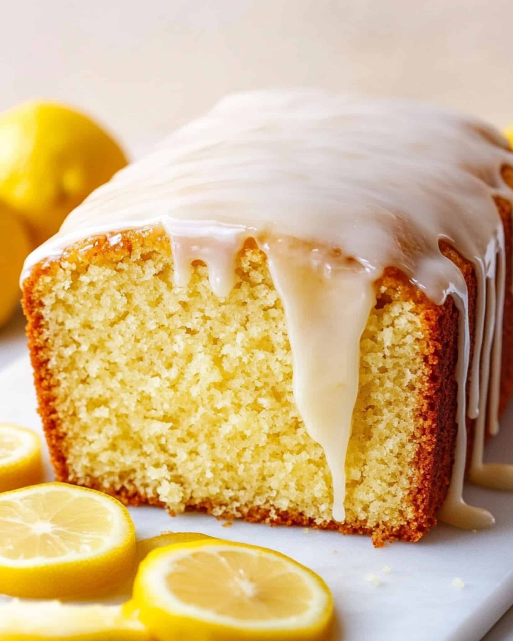 Glazed Lemon Bread Recipe - Yumyy