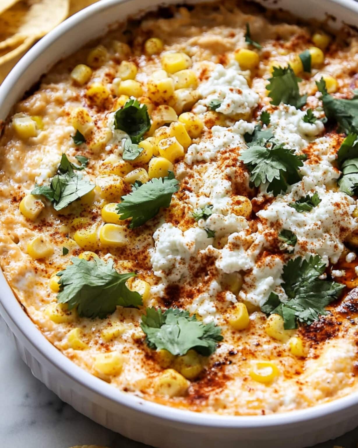 Mexican Street Corn Dip Recipe - Yumyy