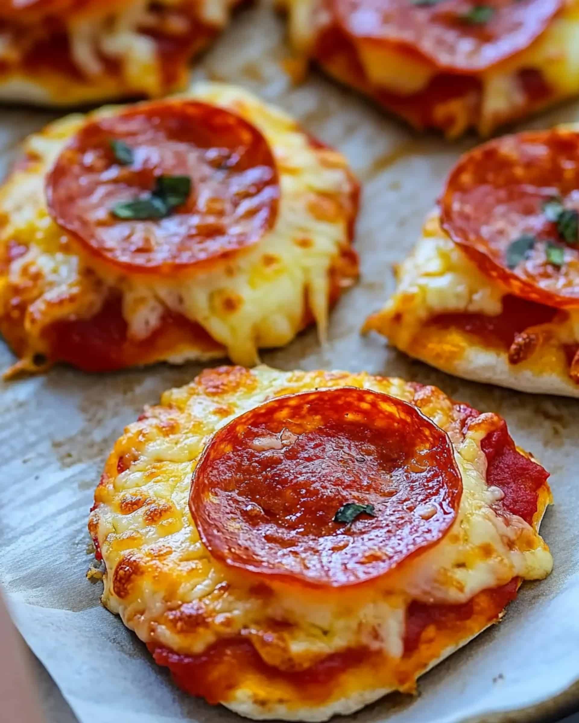 Mini Lunchbox Pizzas Recipe - Yumyy