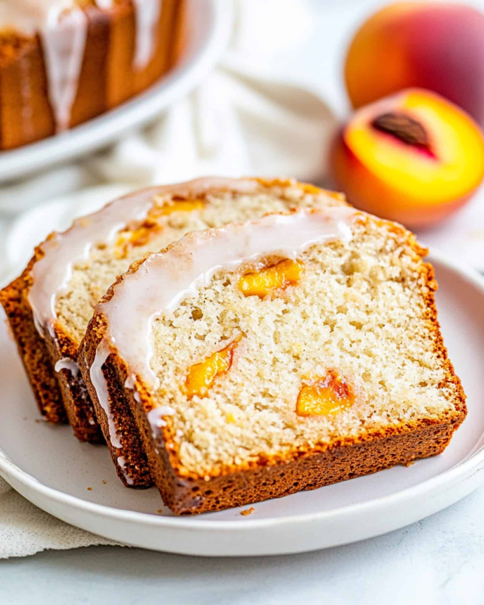 Southern Fresh Peach Bread Recipe - Yumyy