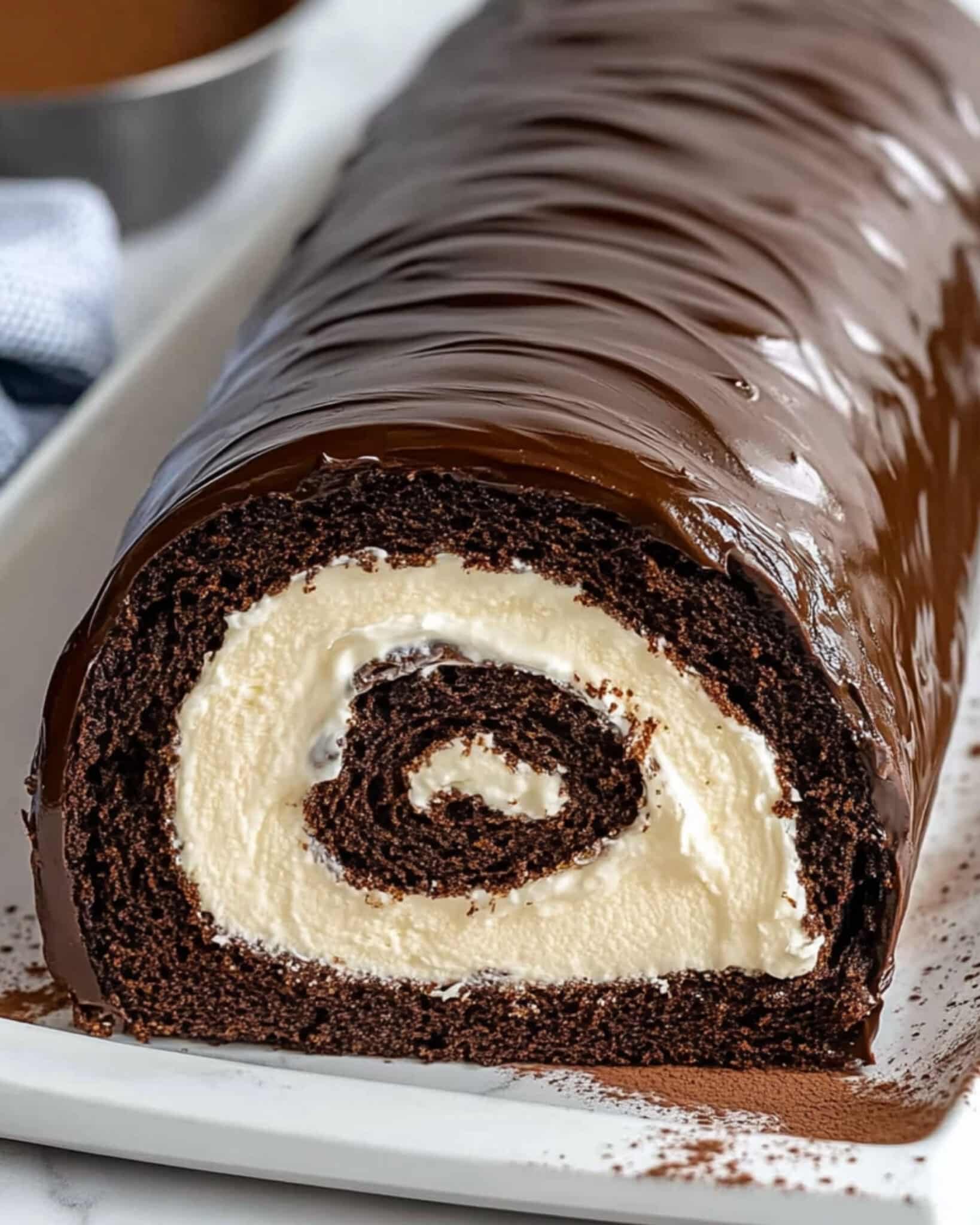 Swiss Cake Roll Recipe - Yumyy