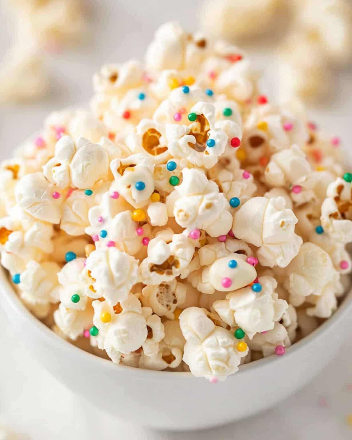 White Chocolate Party Popcorn Recipe - Yumyy