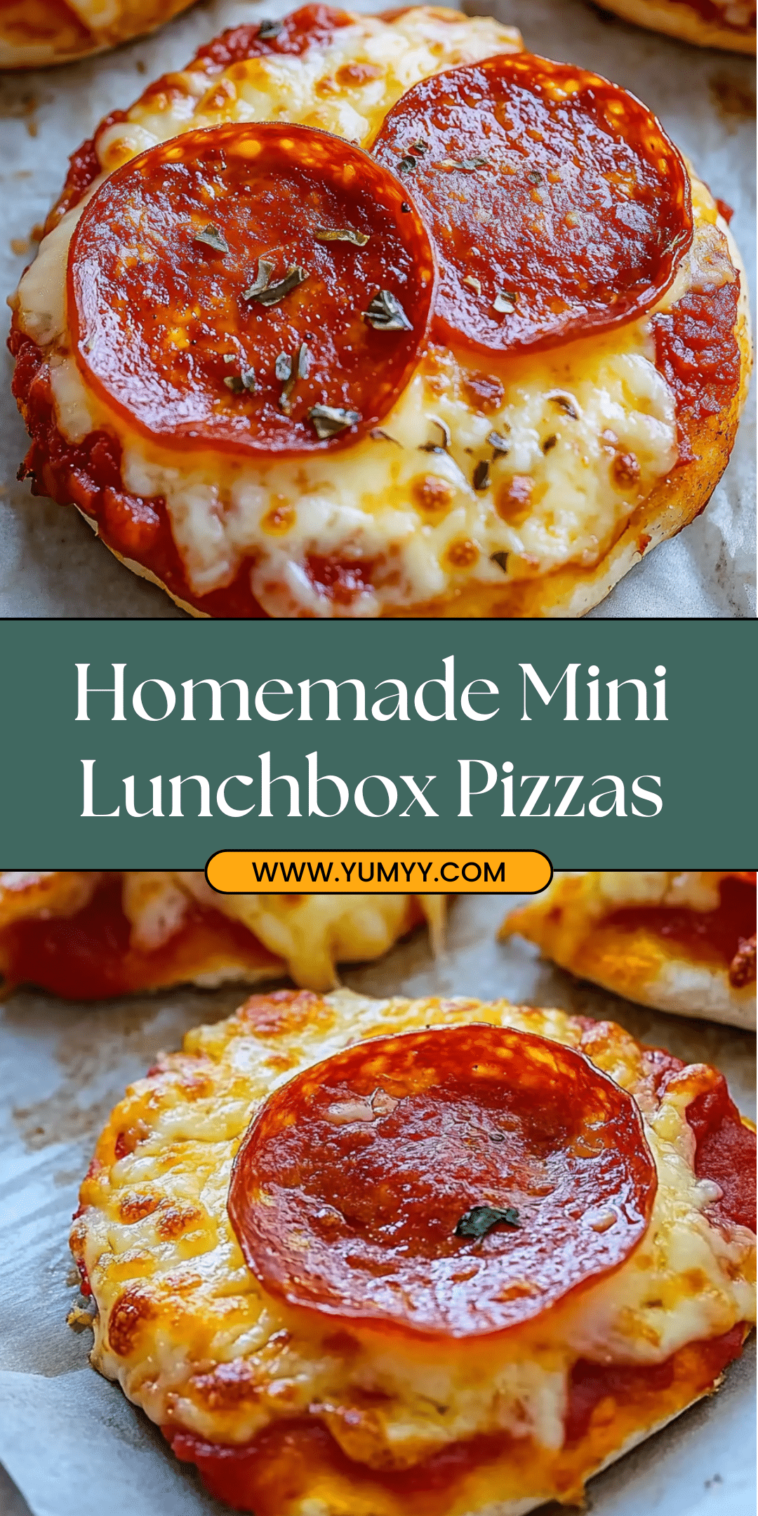 Mini Lunchbox Pizzas Recipe - Yumyy