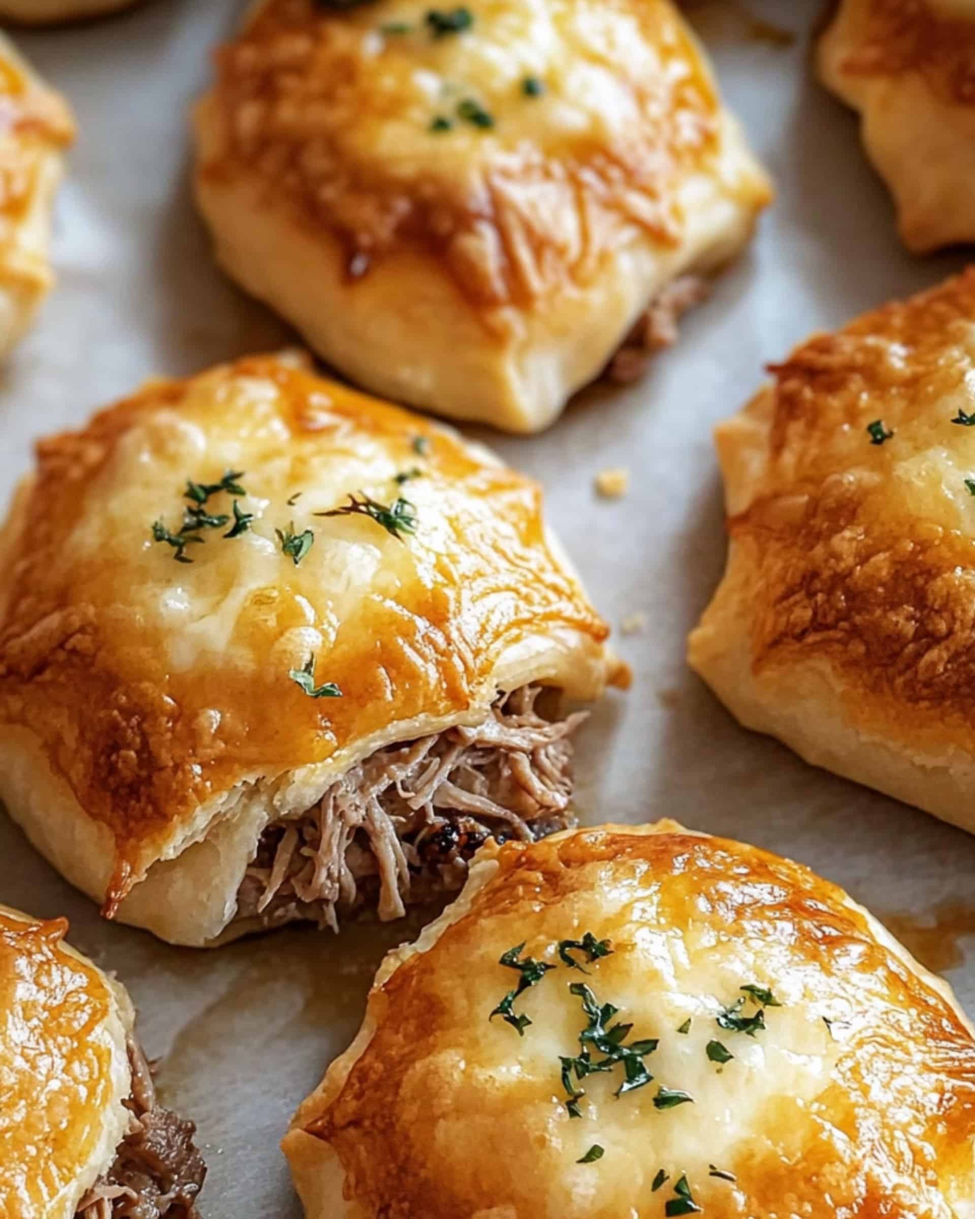 Baked French Dip Biscuits Recipe - Yumyy
