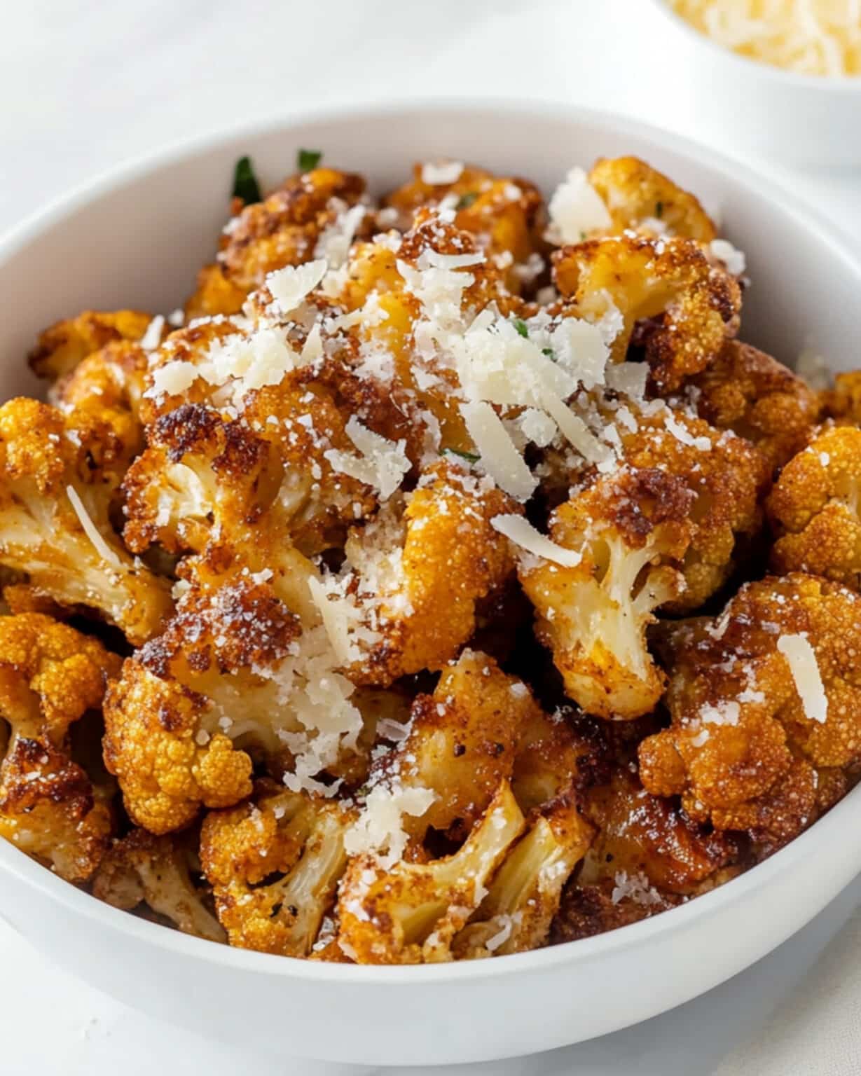 Crispy Roasted Cauliflower Recipe - Yumyy