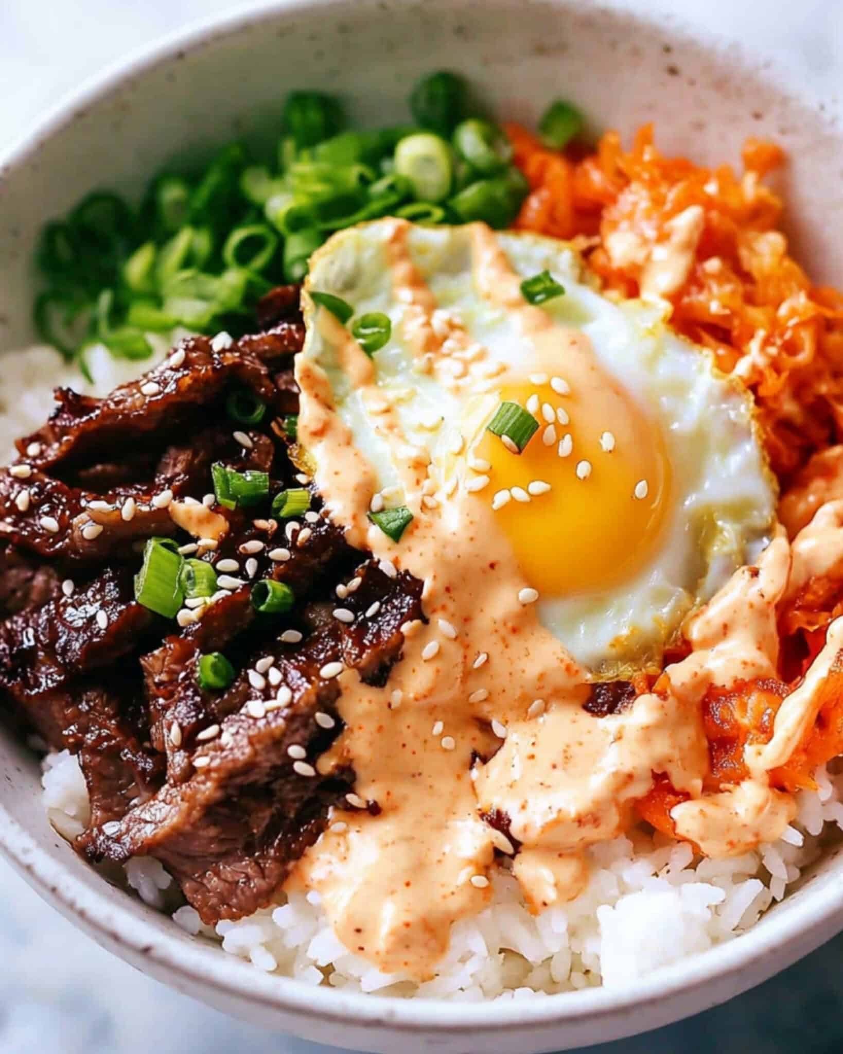 Korean BBQ Yum Yum Rice Bowls Recipe - Yumyy