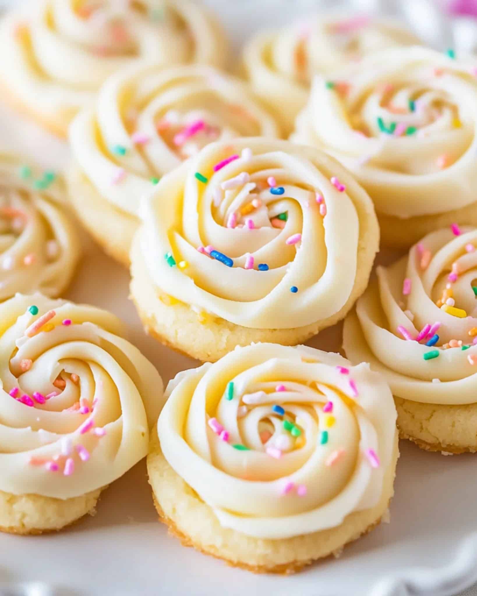 Springtime Butter Cookies Recipe - Yumyy