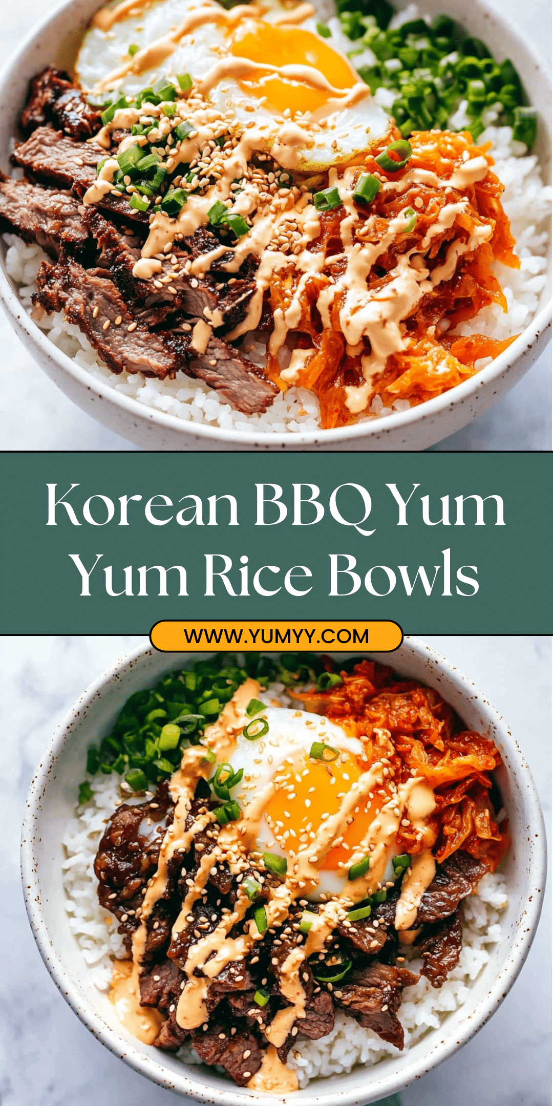 Korean BBQ Yum Yum Rice Bowls Recipe - Yumyy