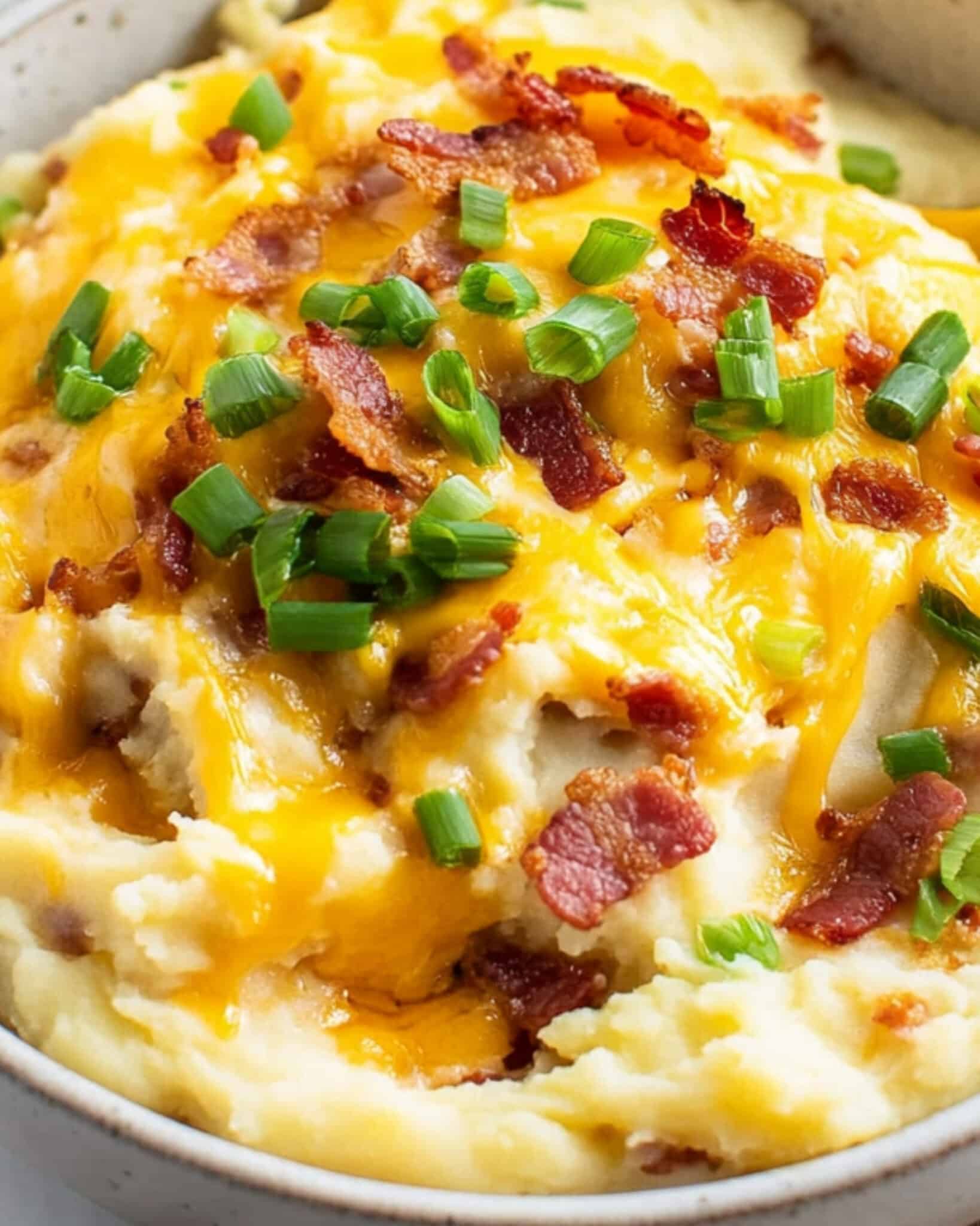 Loaded Mashed Potatoes Recipe - Yumyy