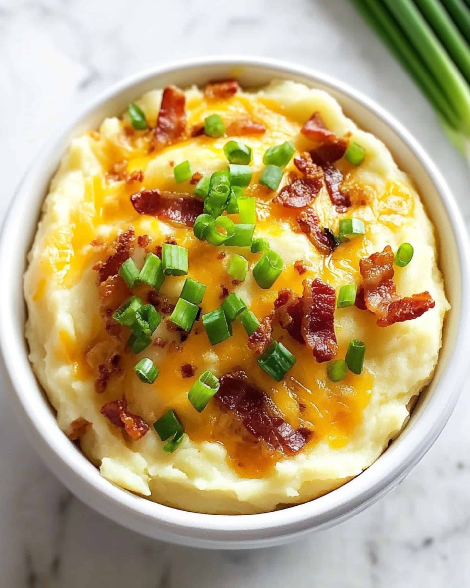 Loaded Mashed Potatoes Recipe - Yumyy
