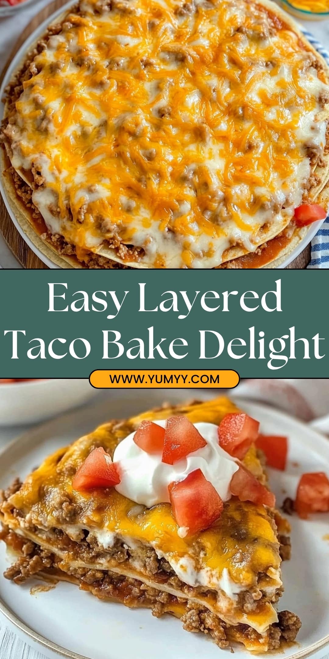Easy Layered Taco Bake: Delicious & Quick Dinner Idea