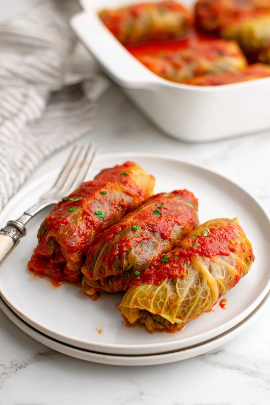 Baked Cabbage Rolls with Beef and Rice – Cozy, Flavorful Comfort Food