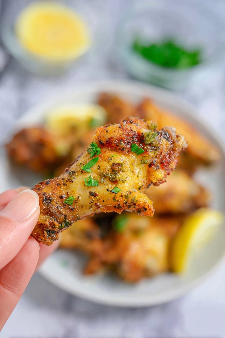 Air Fryer Lemon Pepper Chicken Wings: Crispy & Zesty Delight