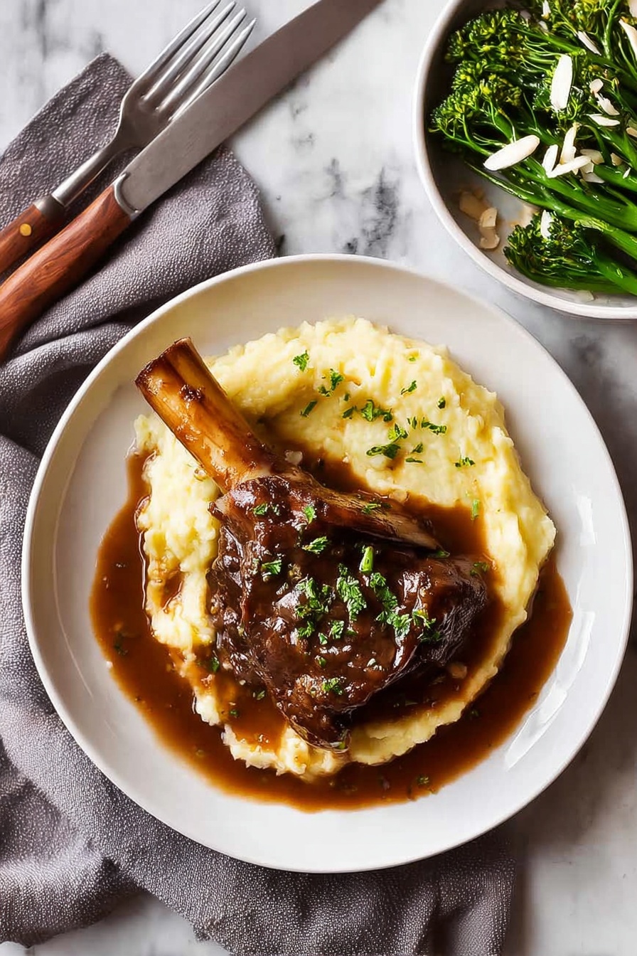 Port Braised Lamb Shanks | Indulgent and Tender Dinner