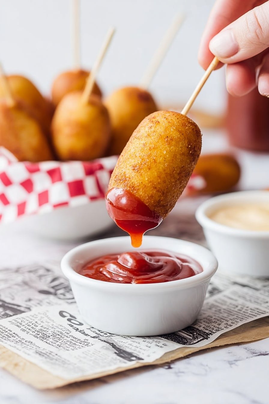 Mini Carrot Corn Dogs: Delicious Veggie Snack for All