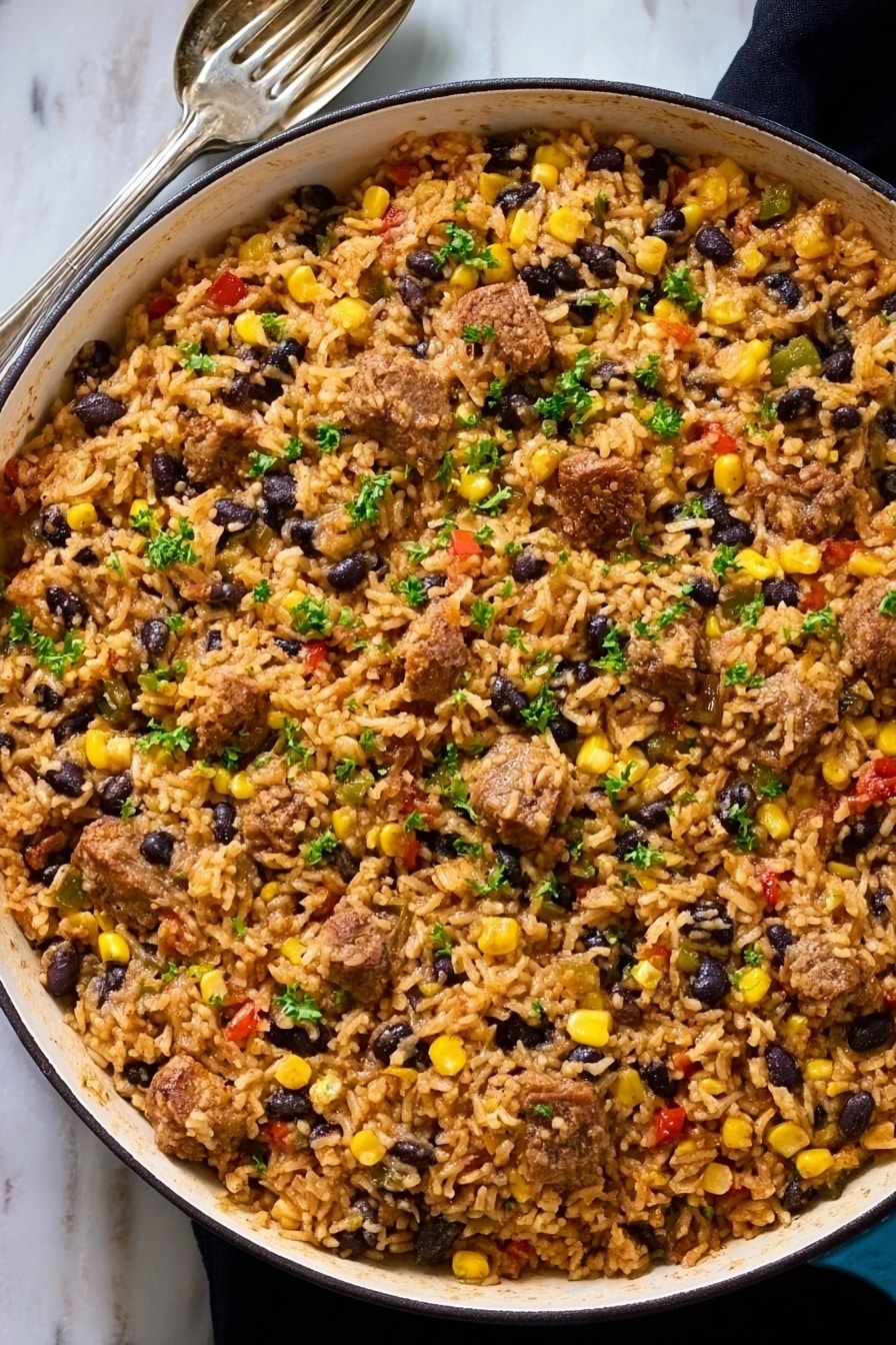 Southwest Chicken and Rice Skillet: Flavorful One-Pan Dinner
