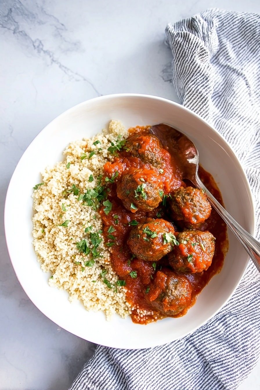 Lamb Meatballs with Saffron Tomato Sauce – Flavorful & Easy