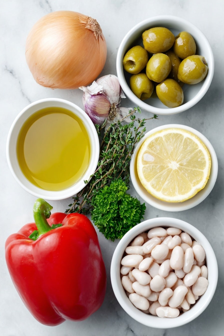 Green Olive Soup with White Beans: Flavorful & Easy